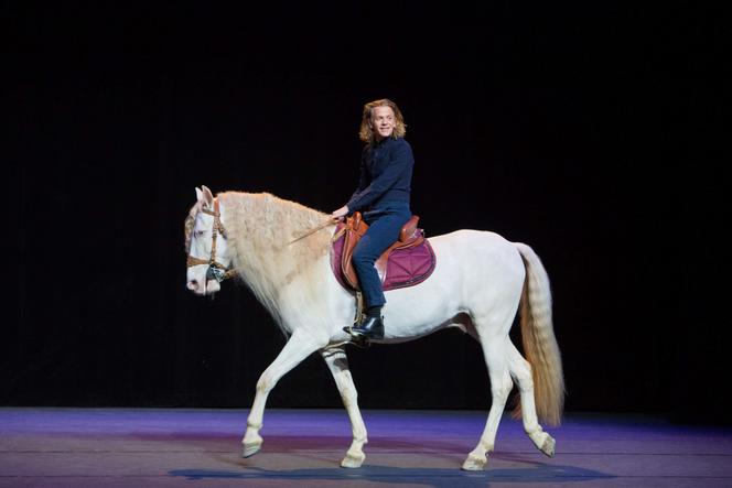 Alex Lutz et son cheval seuls en scène, sur Canal+