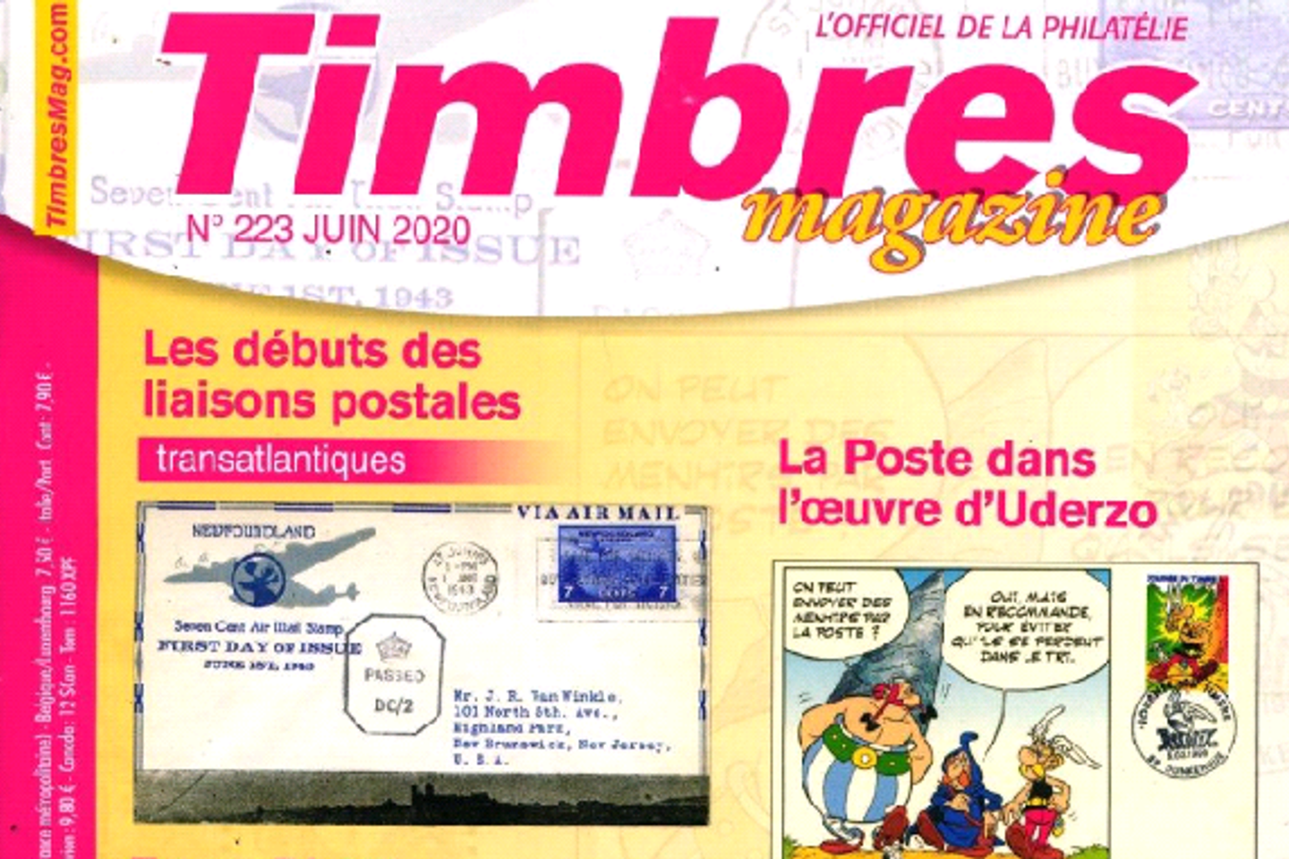 Rendez-vous fin juillet pour le nouveau « Timbres magazine