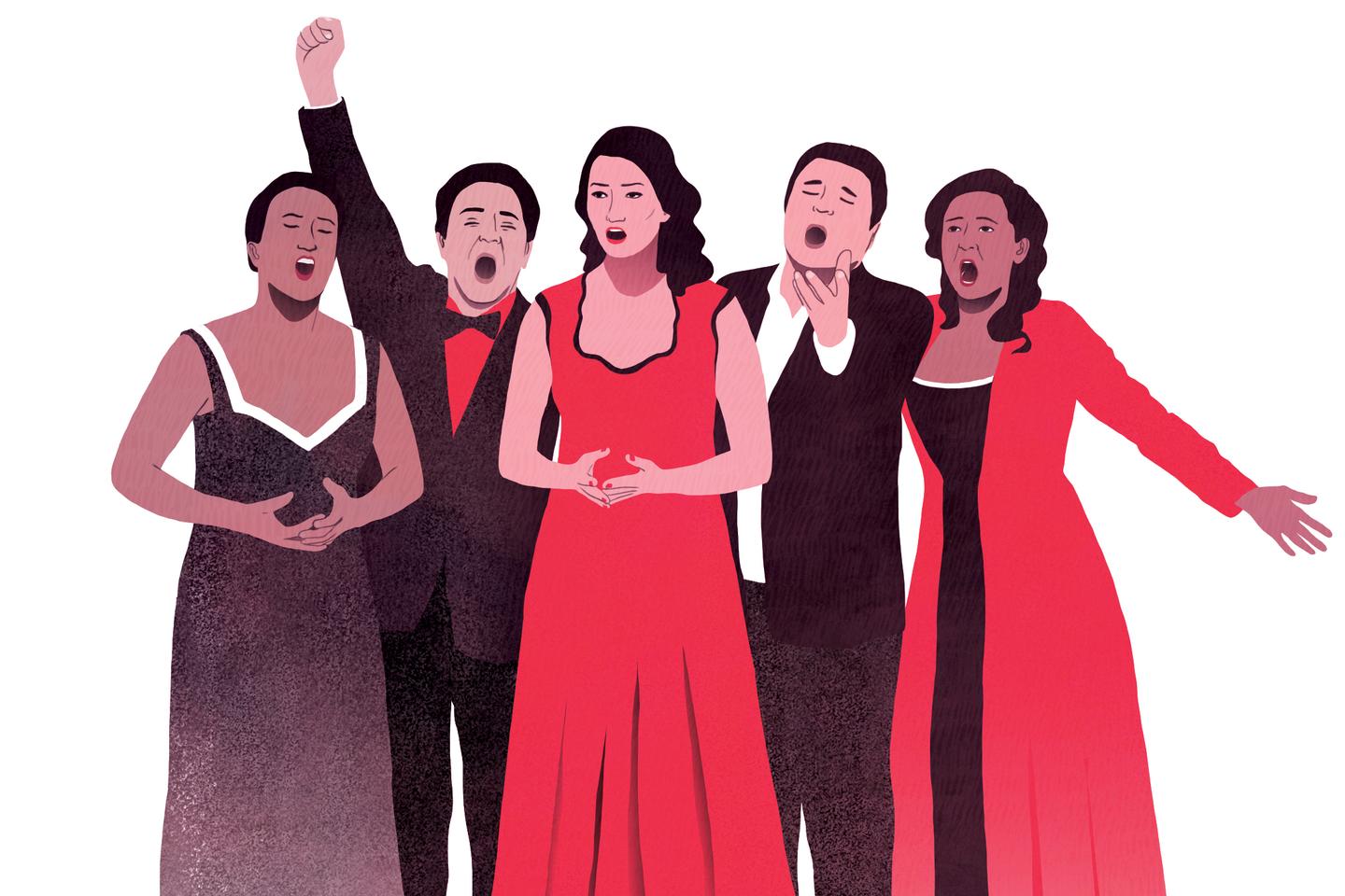Les chanteurs d’opéra se démasquent