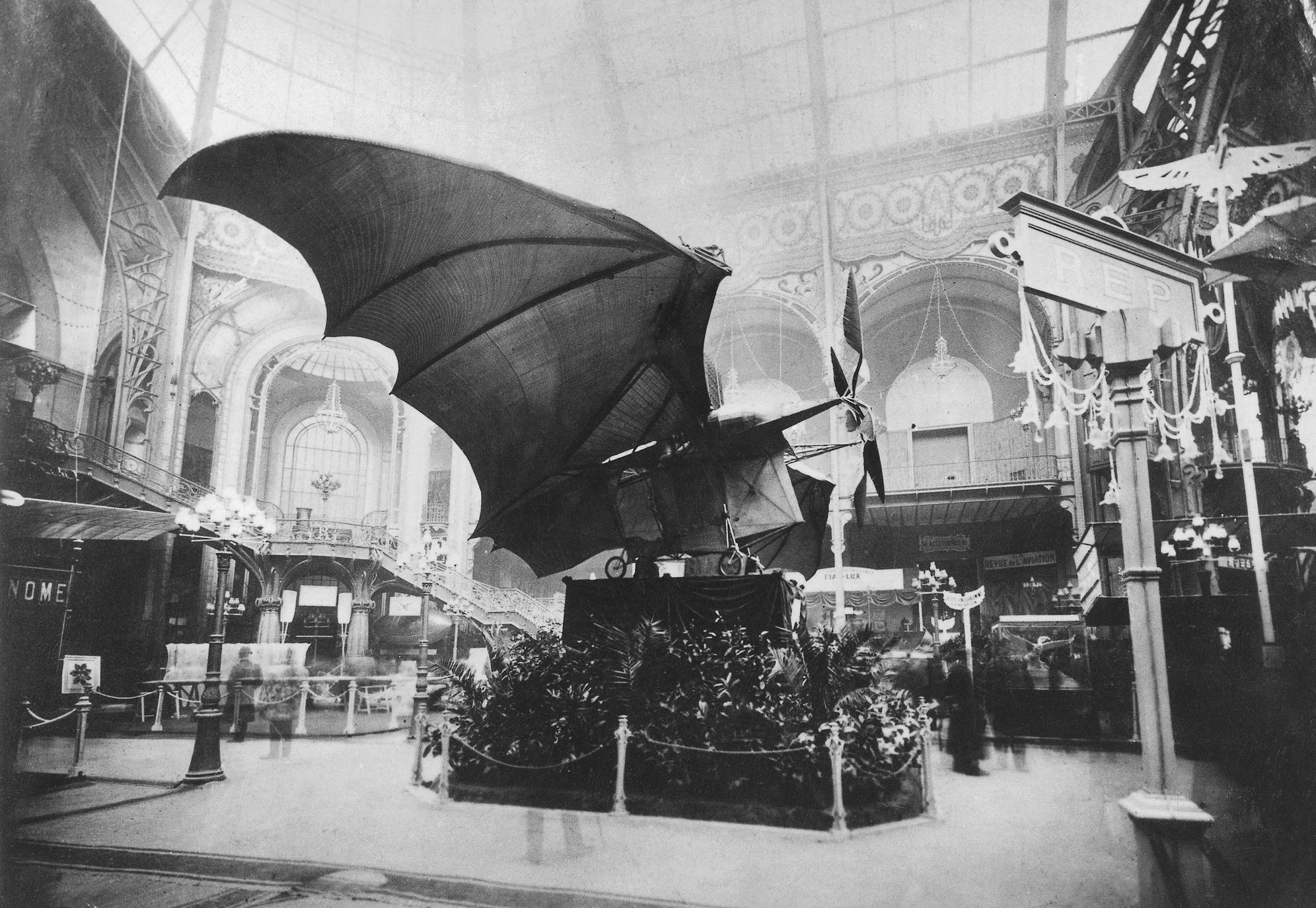 En 1890, le vol historique de Clément Ader