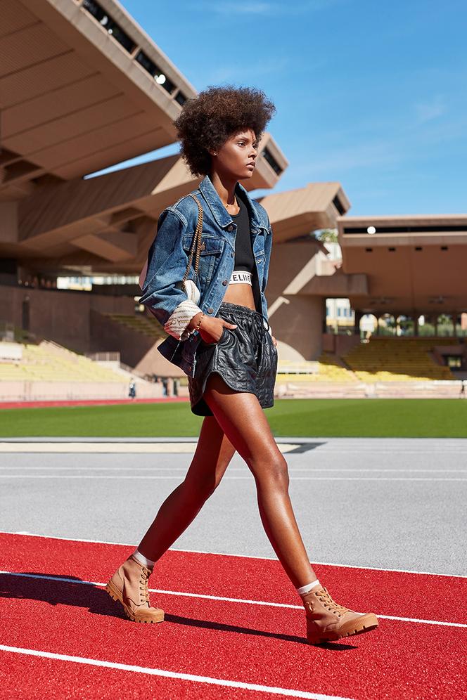 Celine a défilé au stade et sous le soleil à Monaco