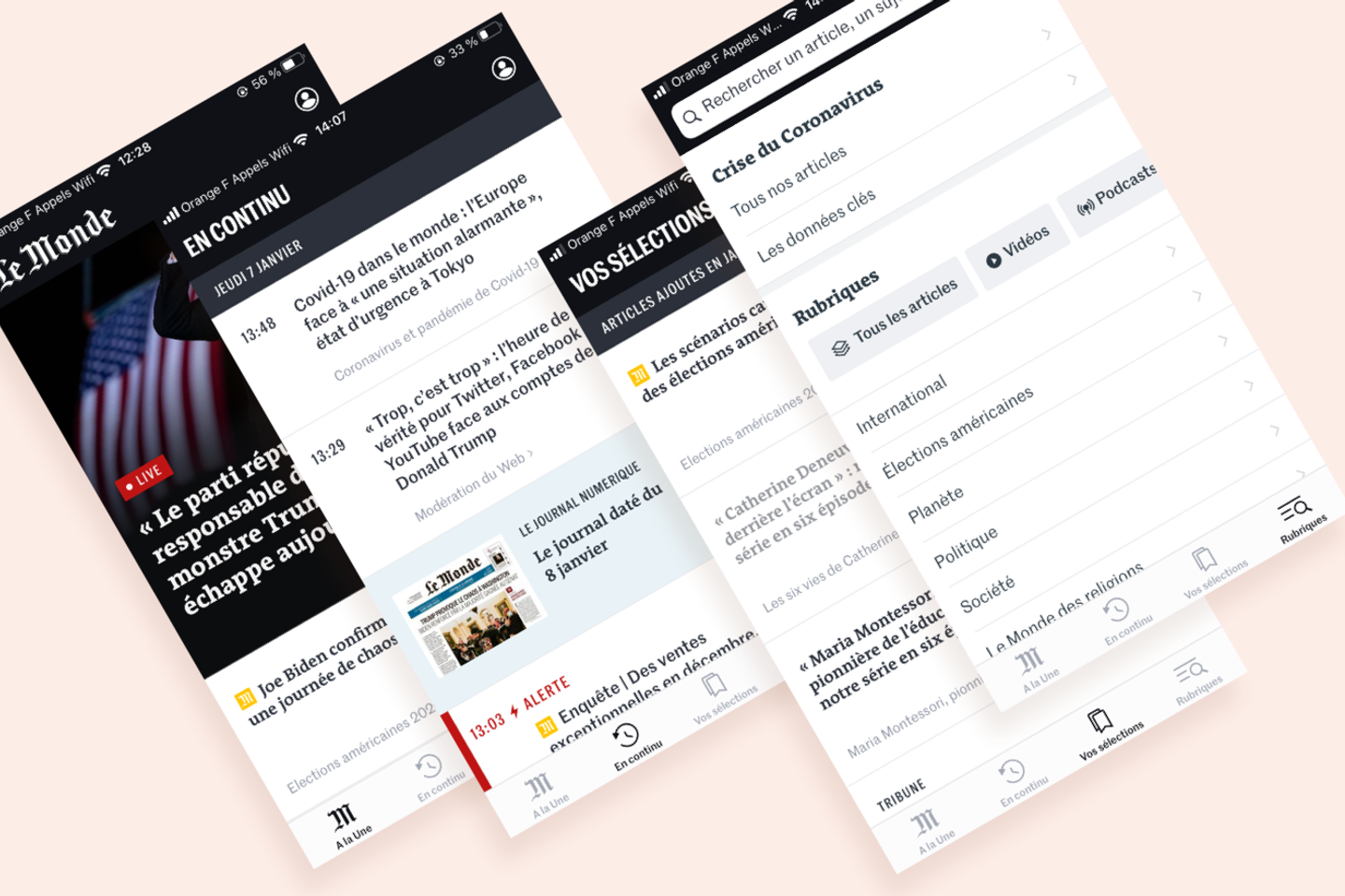 « Le Monde » lance une nouvelle version de son application mobile