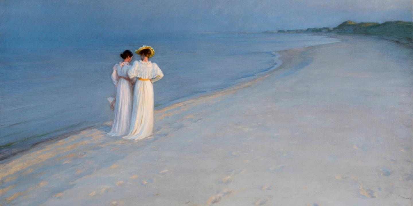 En images : plein air, vie paisible et bord de mer, le peintre danois ...