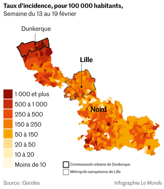 Covid-19 : Dunkerque et son agglomération, où « un habitant sur cent ... Covid-19 : Dunkerque et son agglomération, où « un habitant sur cent ...