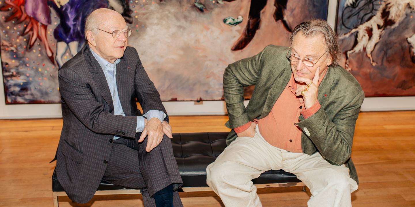 Le peintre Gérard Garouste et son galeriste Daniel Templon, un duo sans ...