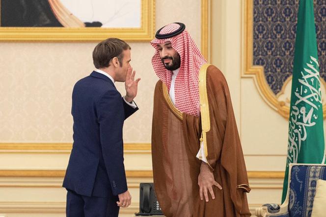 Macron honors bin Salman in high-stakes Paris visit