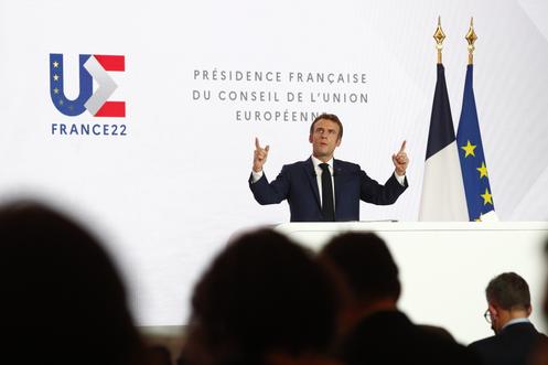 Emmanuel Macron lance la présidence française de l’UE : retrouvez la ...