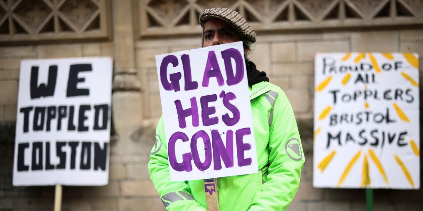 Bristol: four people judged to have rebuilt statue of a relaxed slavery ...