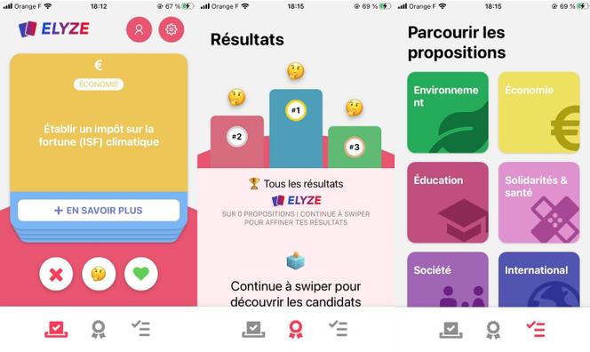 Elyze, le « Tinder de la présidentielle », pose question