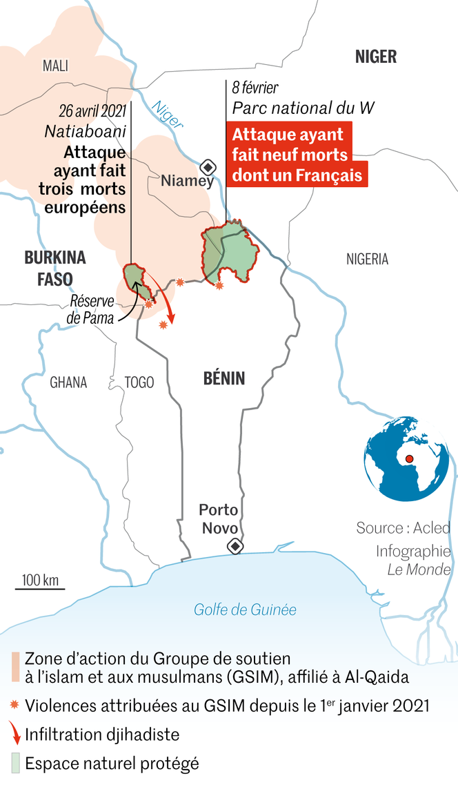 Bénin : après la mort d’un Français dans une attaque, le Parquet ...
