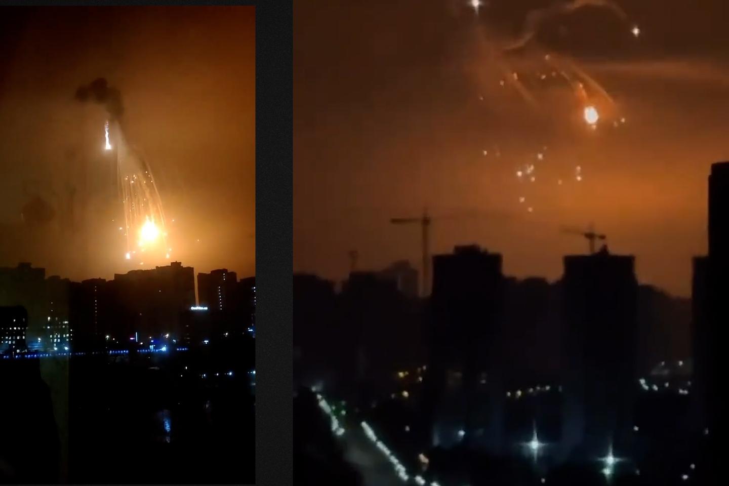 Guerre en Ukraine : les images des missiles russes qui sont tombés sur Kiev