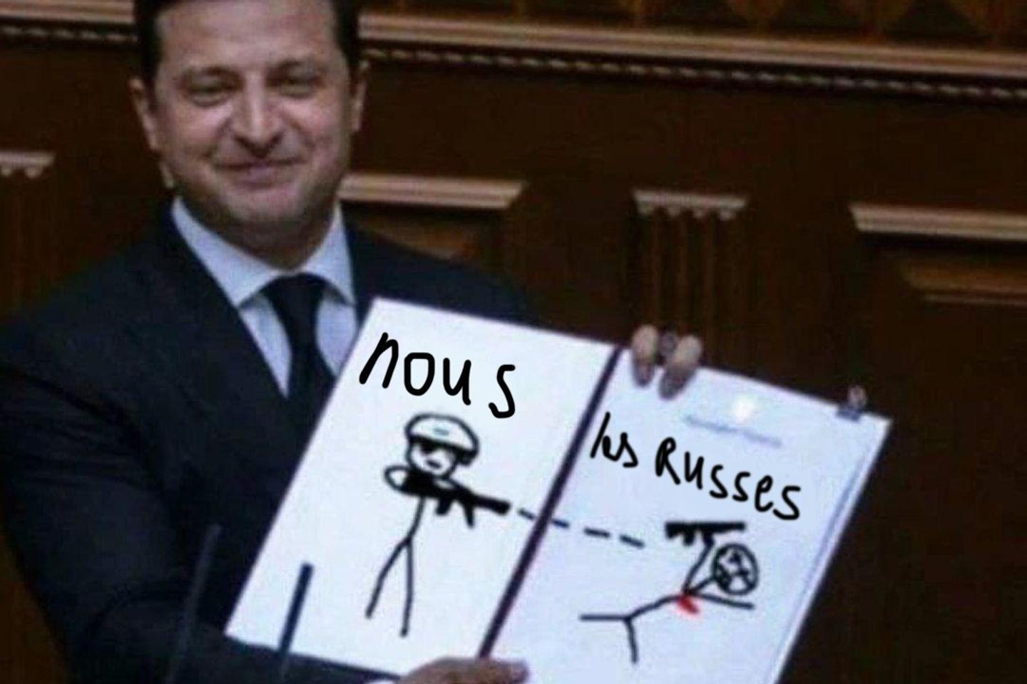 Guerre en Ukraine : sur Internet, l’humour devient une arme