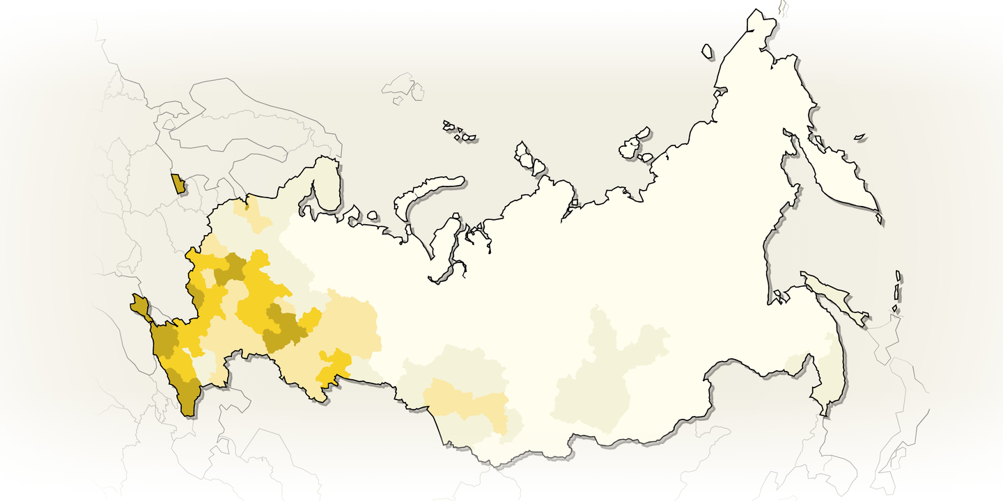 Carte De La Population De La Russie Carte De La Russie Avec Les