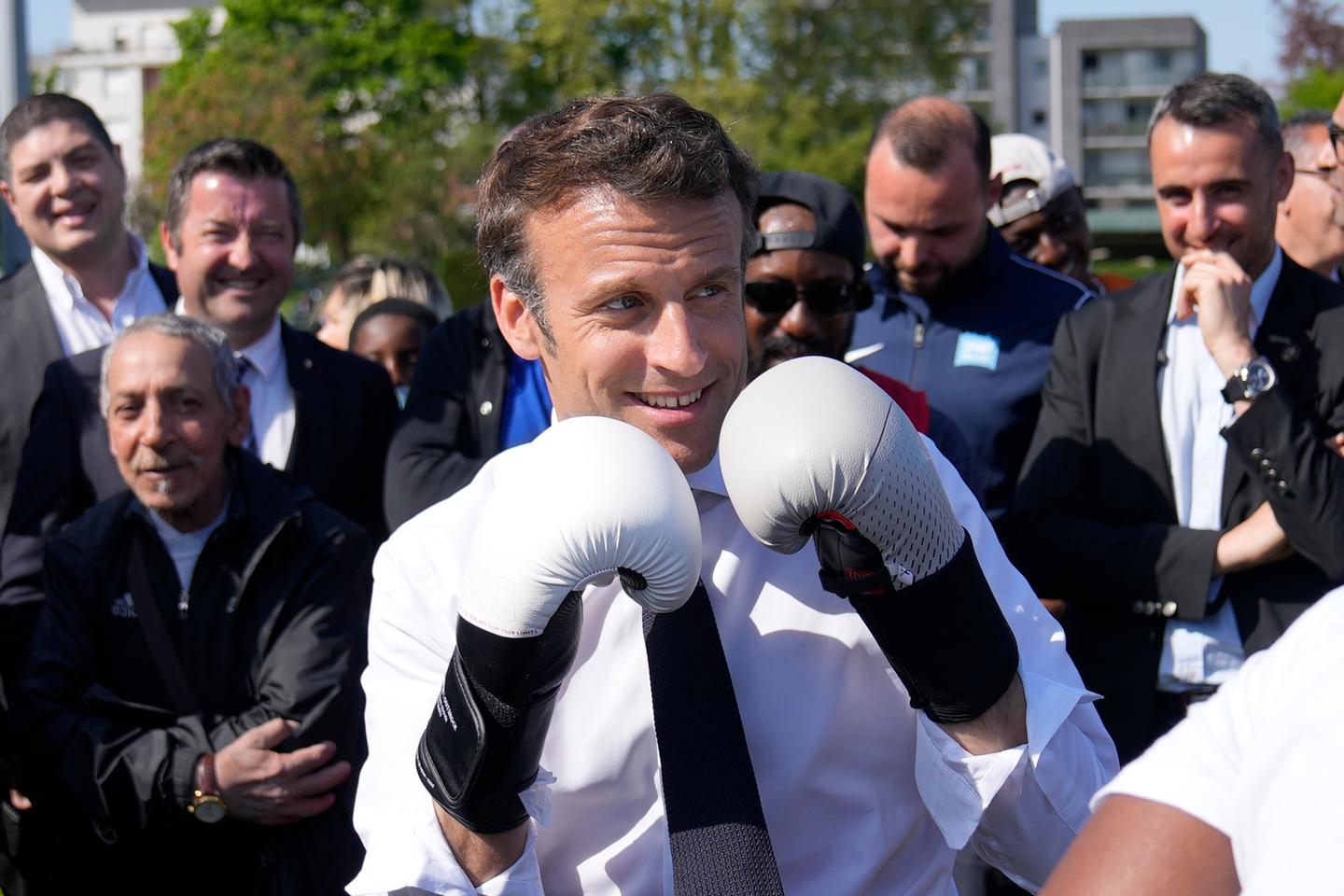 Macron urges French to work out in Olympic year