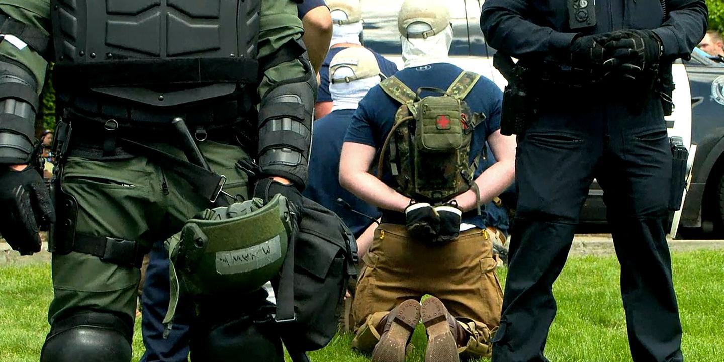 31 white supremacists arrested near Idaho Pride event