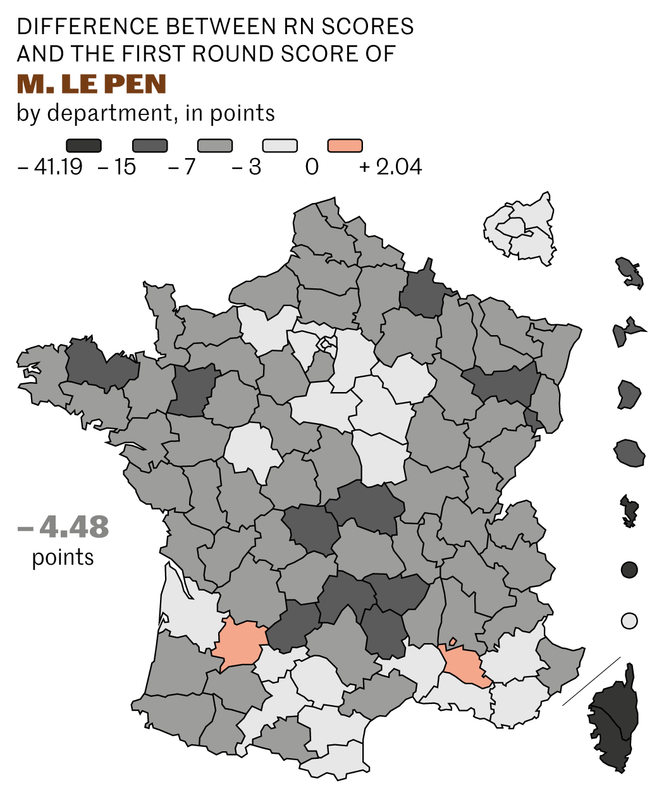 French legislative elections: Understanding the first round in maps and ...