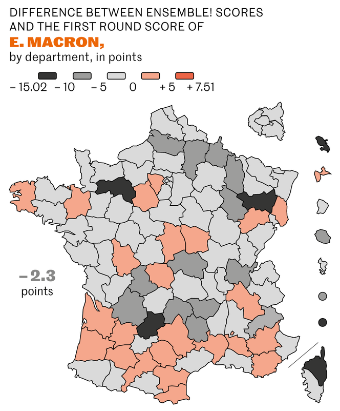 French legislative elections: Understanding the first round in maps and ...