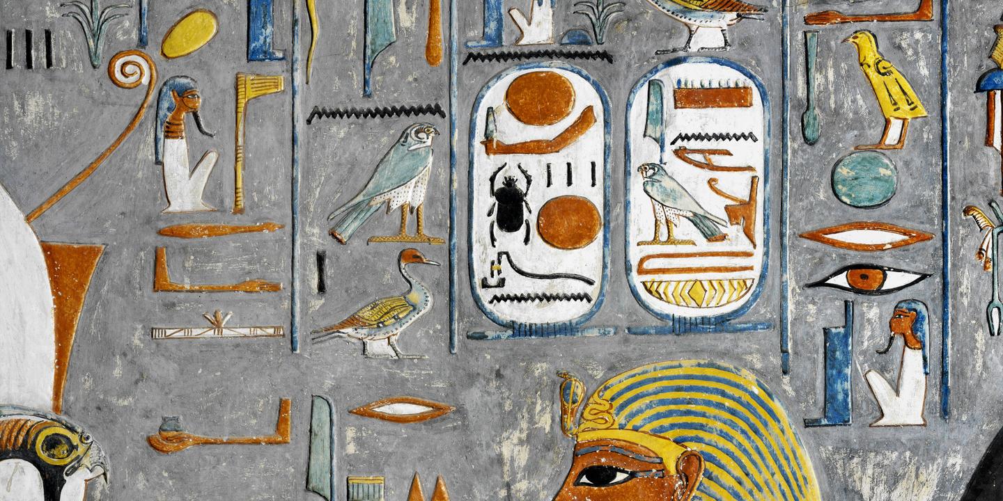 In the beginning there were hieroglyphs... brought back out of the ...