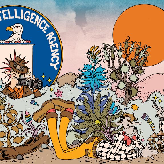 psychedelic spy