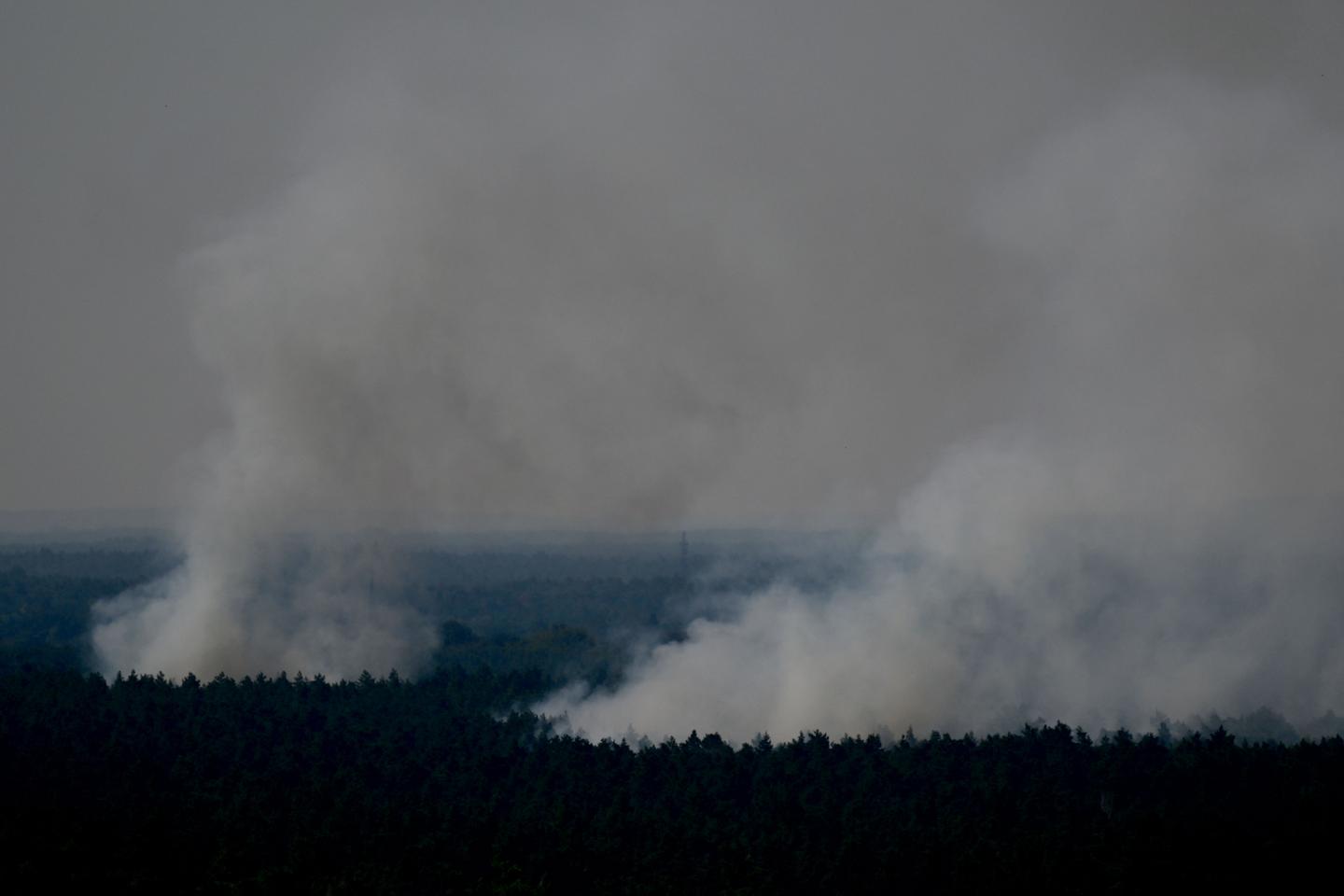 Berlin forest fires 'under control' but 'unprecedented'