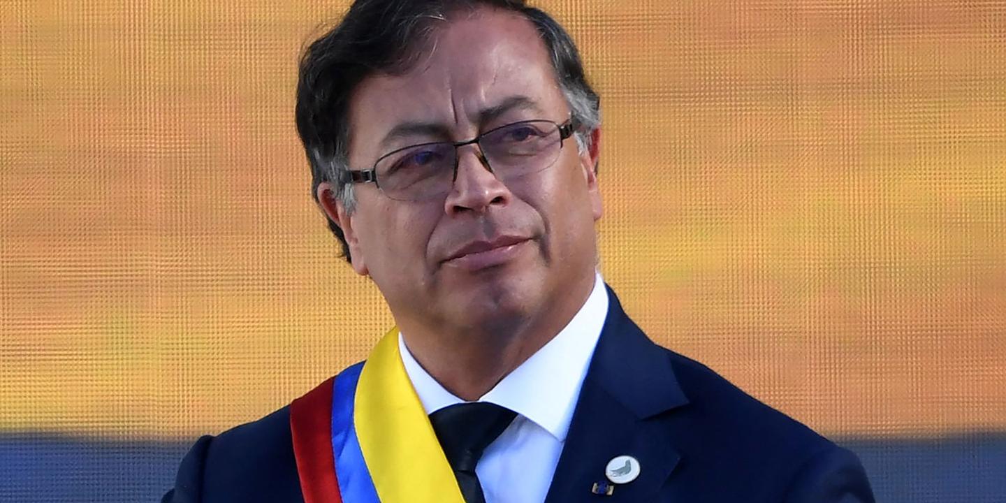 Ex-rebel takes oath as Colombia's first leftist president in historic shift