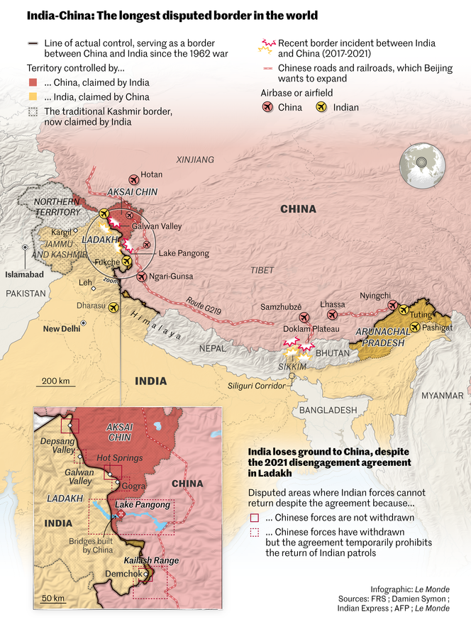 China encroaches on Indian territory in long-running Himalayan border ...