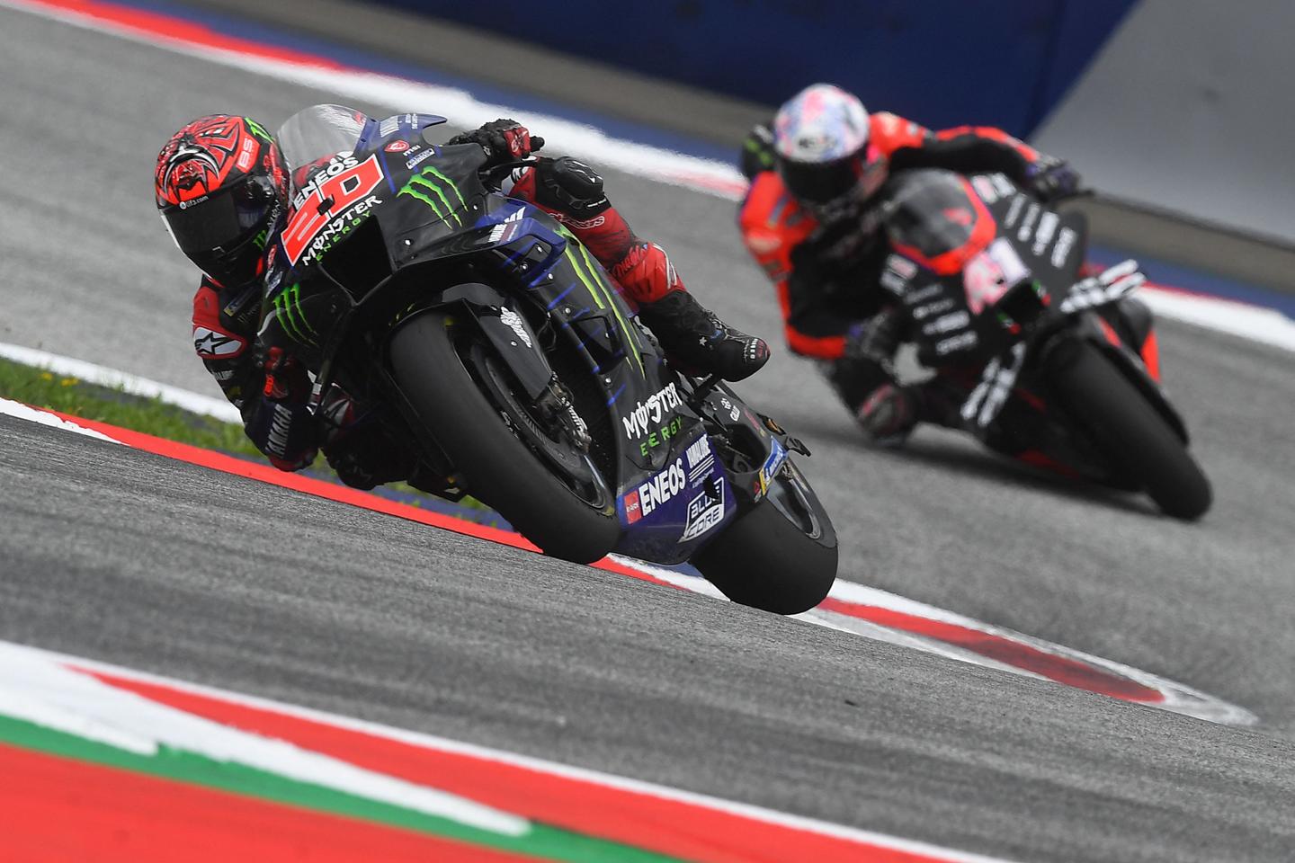 MotoGP : Fabio Quartararo deuxième du Grand Prix d’Autriche et leader ...