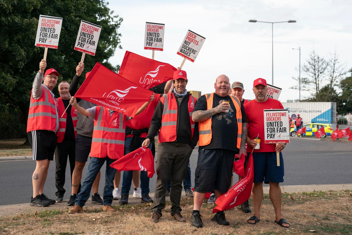 Dock workers join UK's summer of strikes