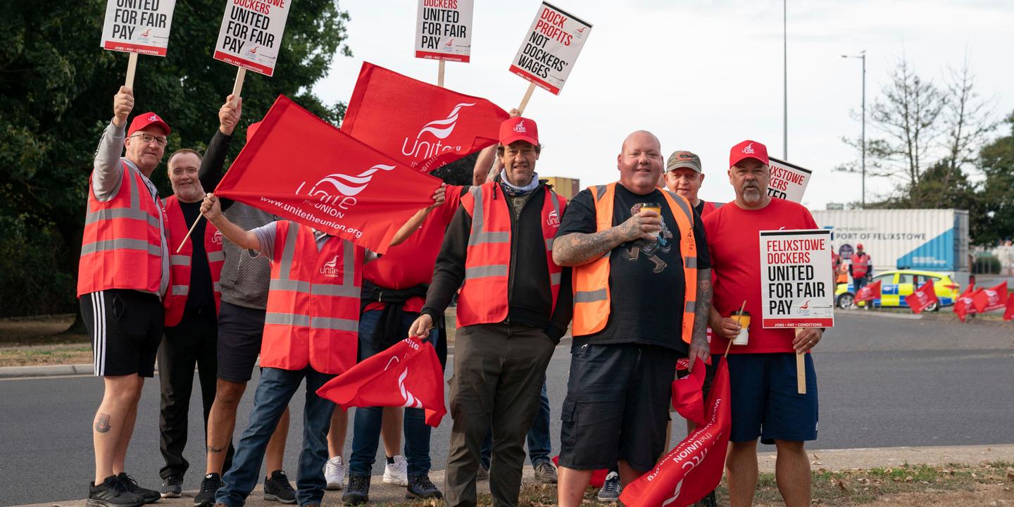 Dock workers join UK's summer of strikes