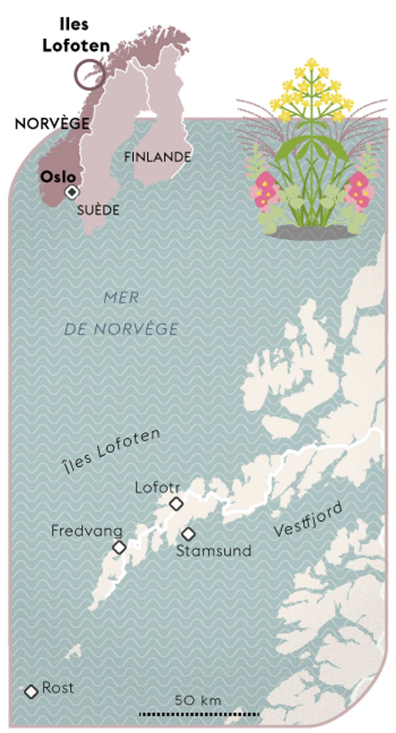 Lofoten-eilanden, levensgroot