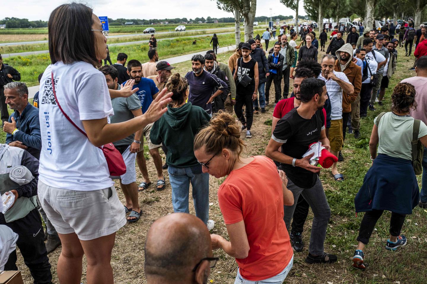 In the Netherlands, migrant reception centers are overflowing