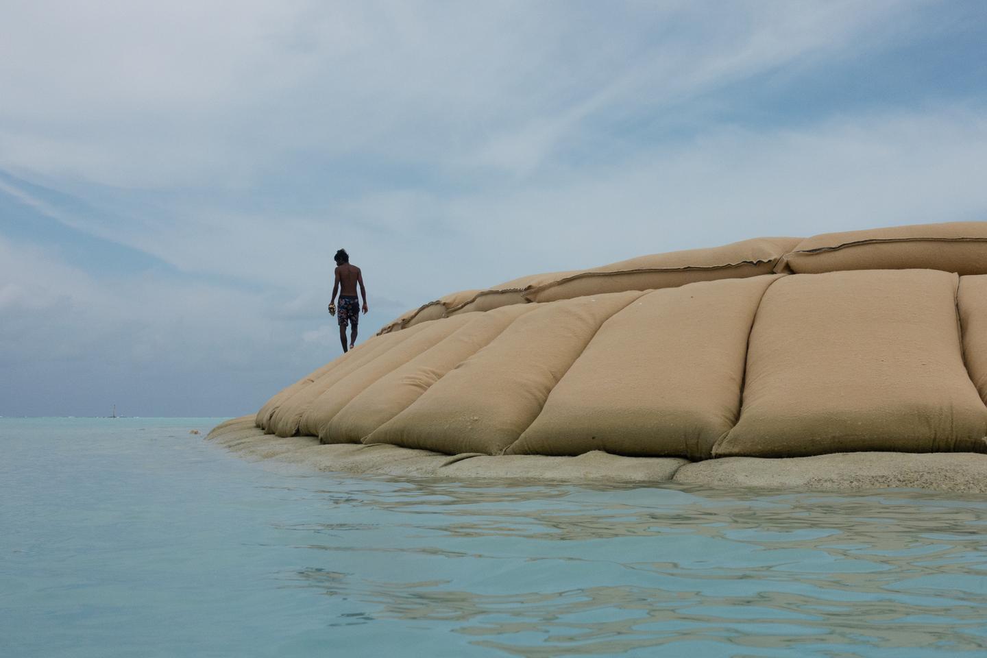 Sand is both a blessing and a curse for the Maldives
