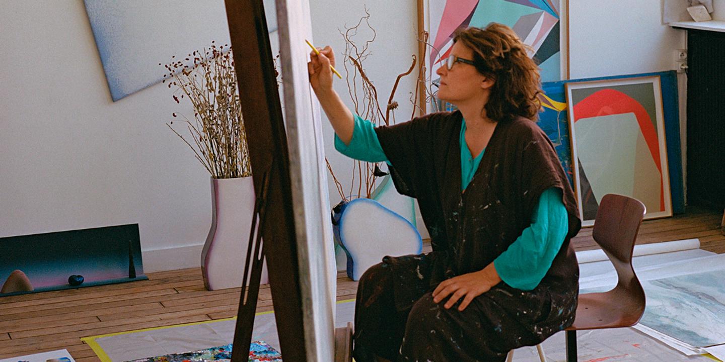 Alexandra Roussopoulos, une peintre équilibriste de la couleur