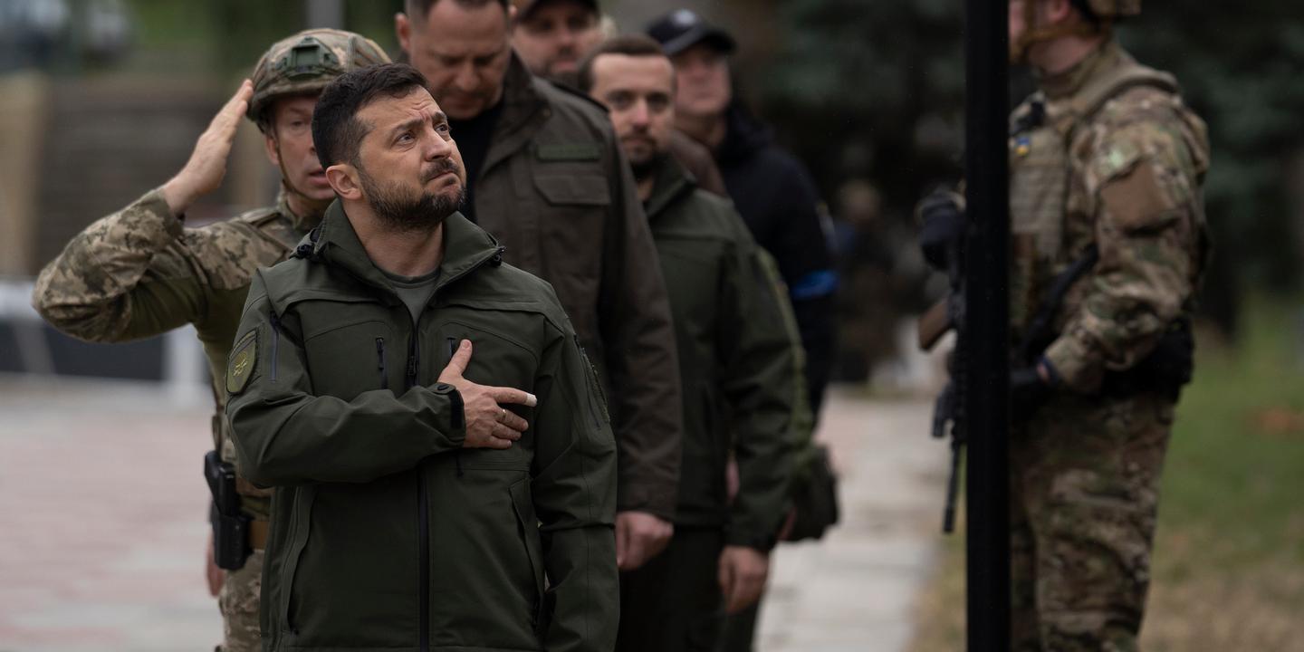 Volodymyr Zelensky visits recaptured Izium in eastern Ukraine