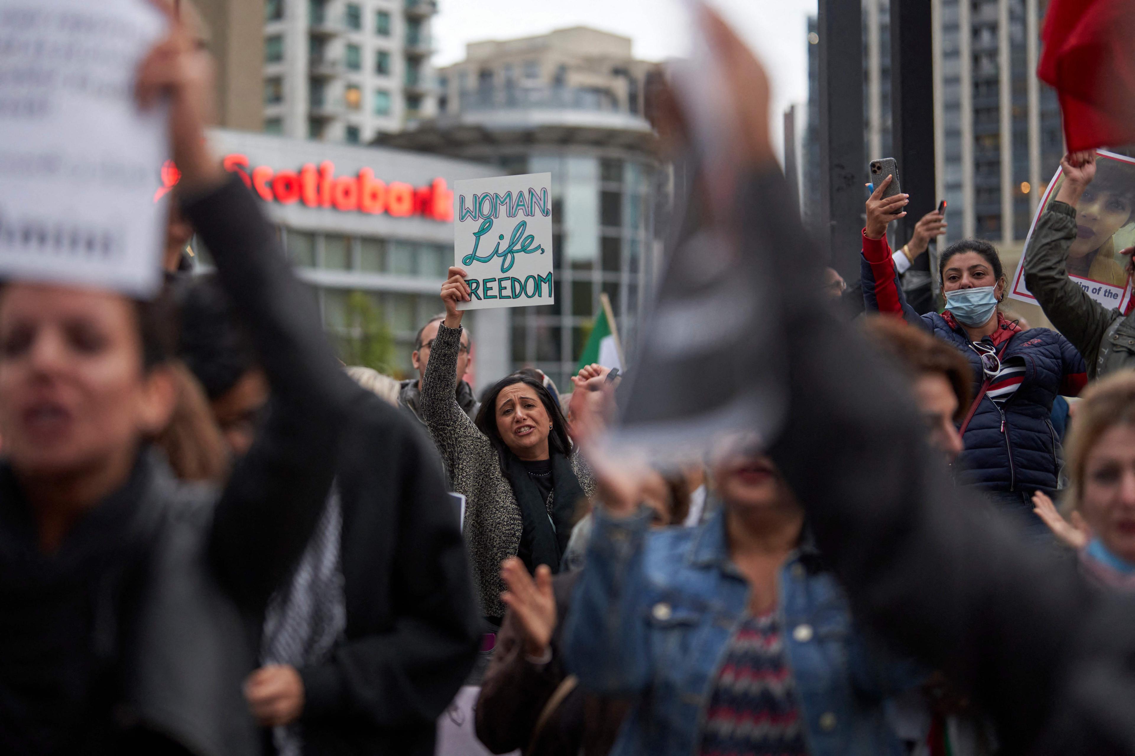 In pictures: The uprising of Iranian women across the world
