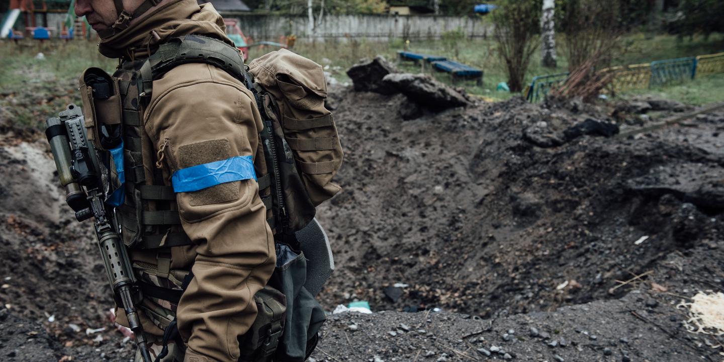 In the liberated city of Lyman, chaos follows Russia's retreat