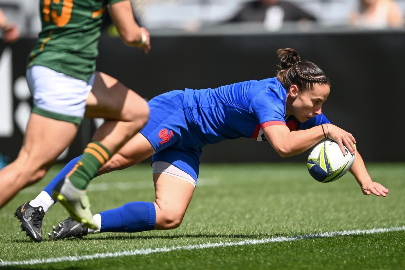 Coupe du monde féminine de rugby, France-Angleterre : Laure Sansus se ...