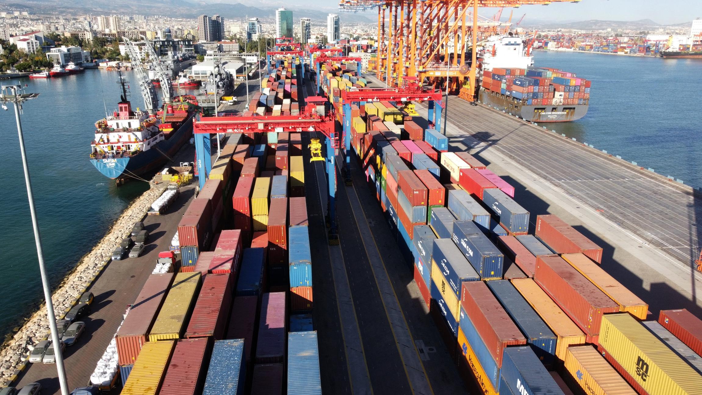 Mersin, le grand port turc transformé en plate-forme de commerce avec ...