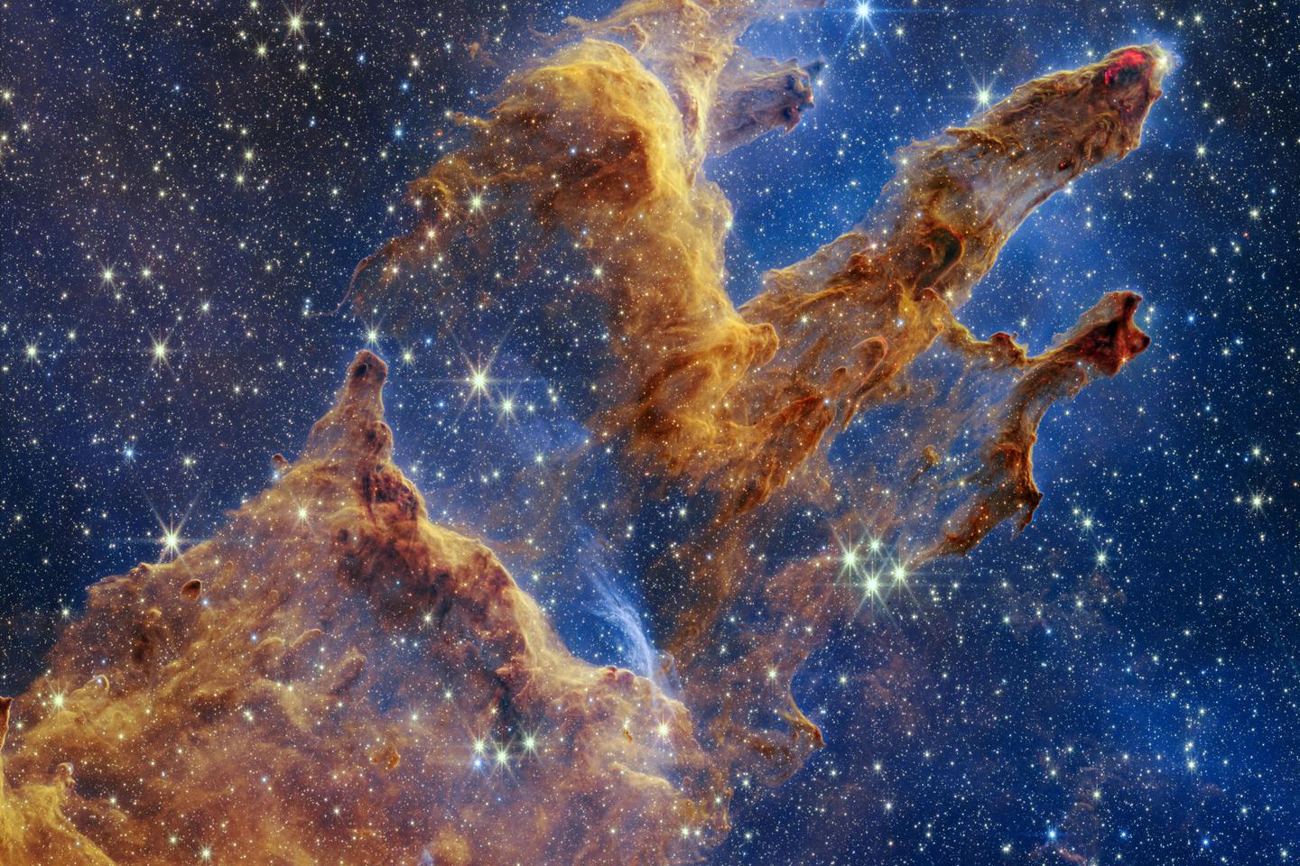 Iconic 'Pillars of Creation' captured by Webb Telescope