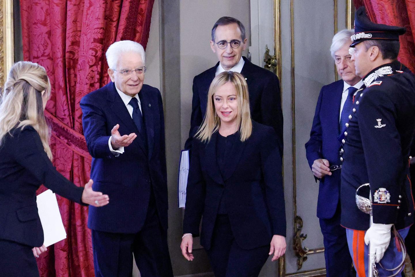 Giorgia Meloni sworn in as Italy's new leader