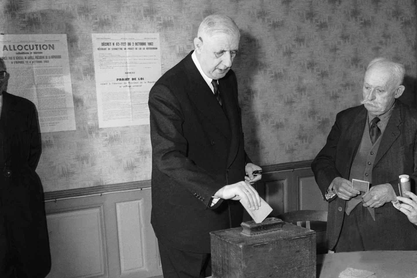 Election présidentielle : il y a soixante ans, la révolution du suffrage direct