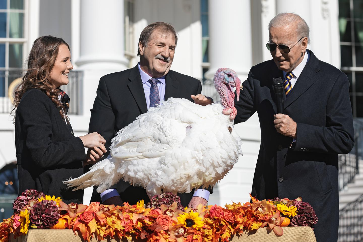 Biden dressed fancy to pardon his Thanksgiving turkey. Does anyone care?