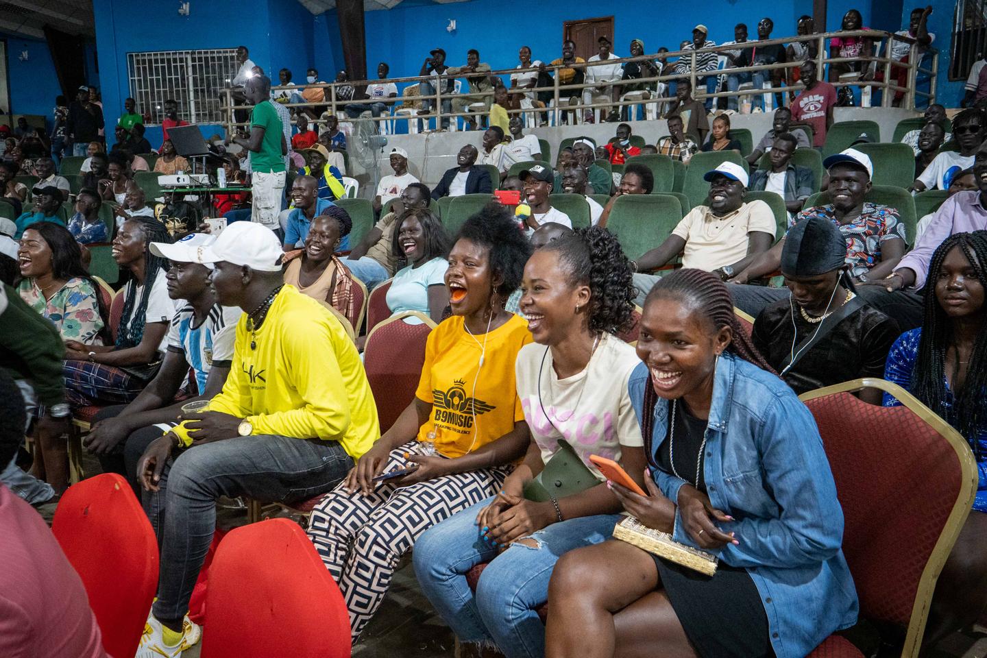 South Sudan's stand-up comedians: 'When I'm on stage, I feel like I'm ...