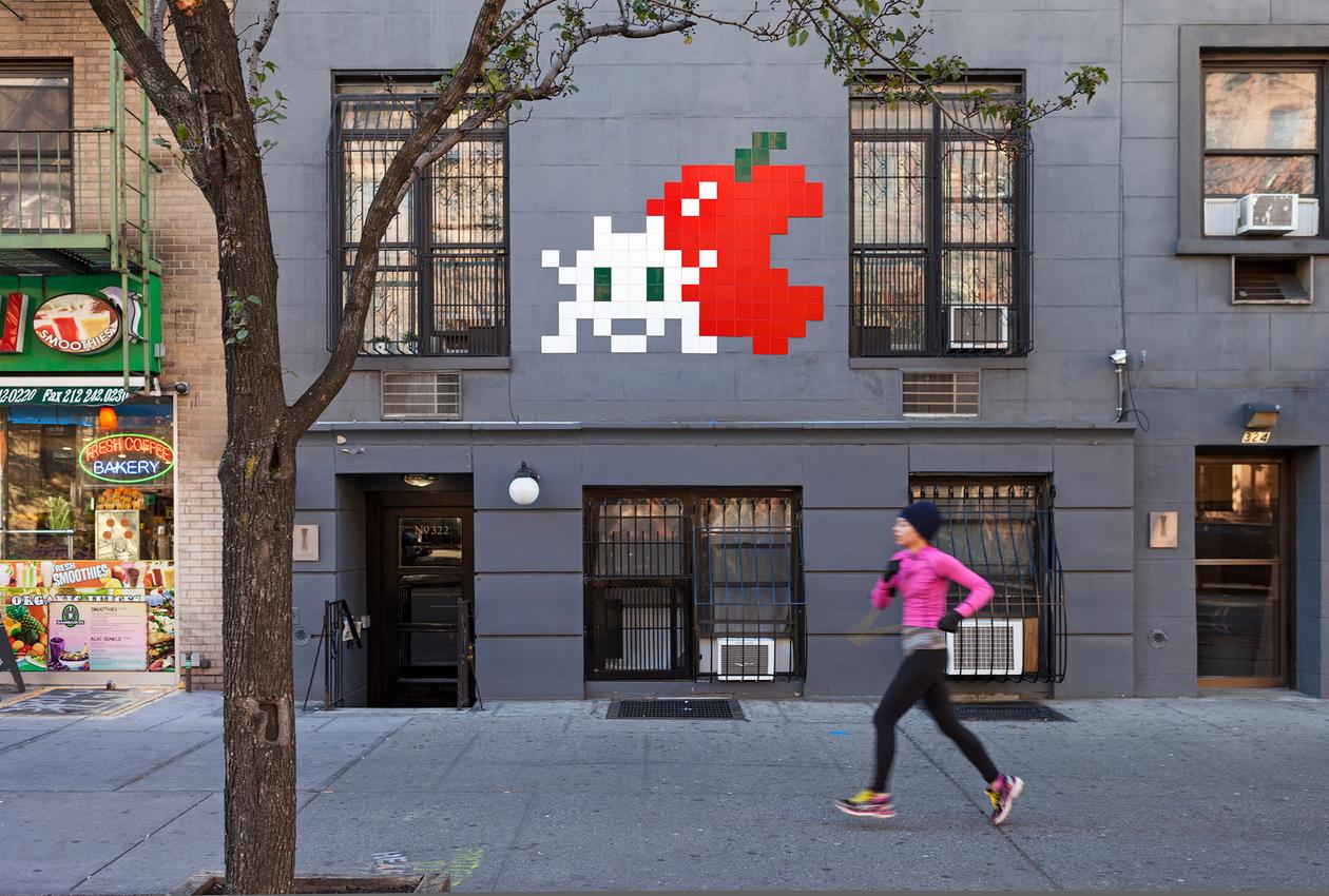 Space Invader: French artist's famous pixels go from the street to the ...