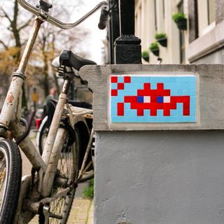 Space Invader: French artist's famous pixels go from the street to the ...