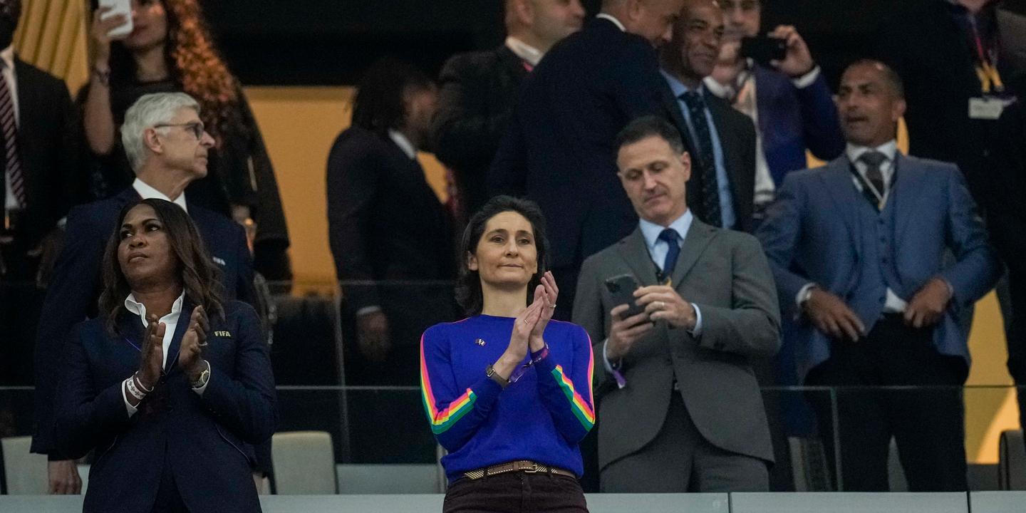 World Cup 2022: French sports minister wears rainbow sleeves, Macron ...