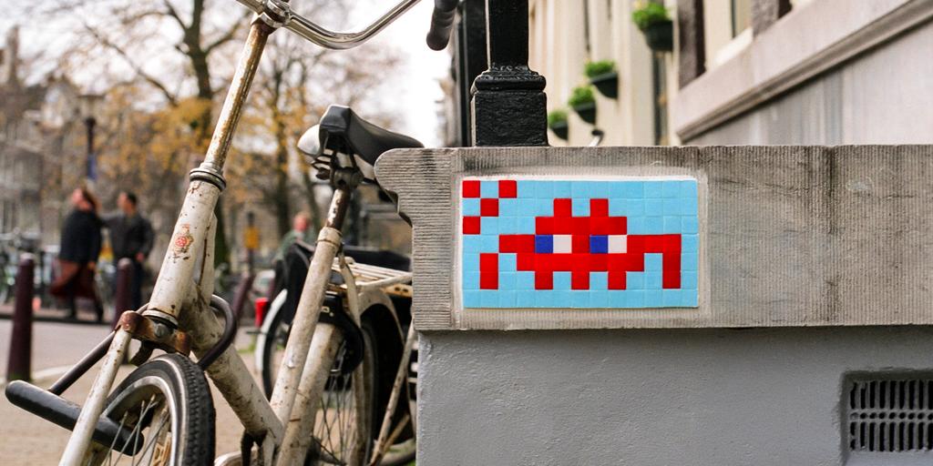 Space Invader: French artist's famous pixels go from the street to the ...
