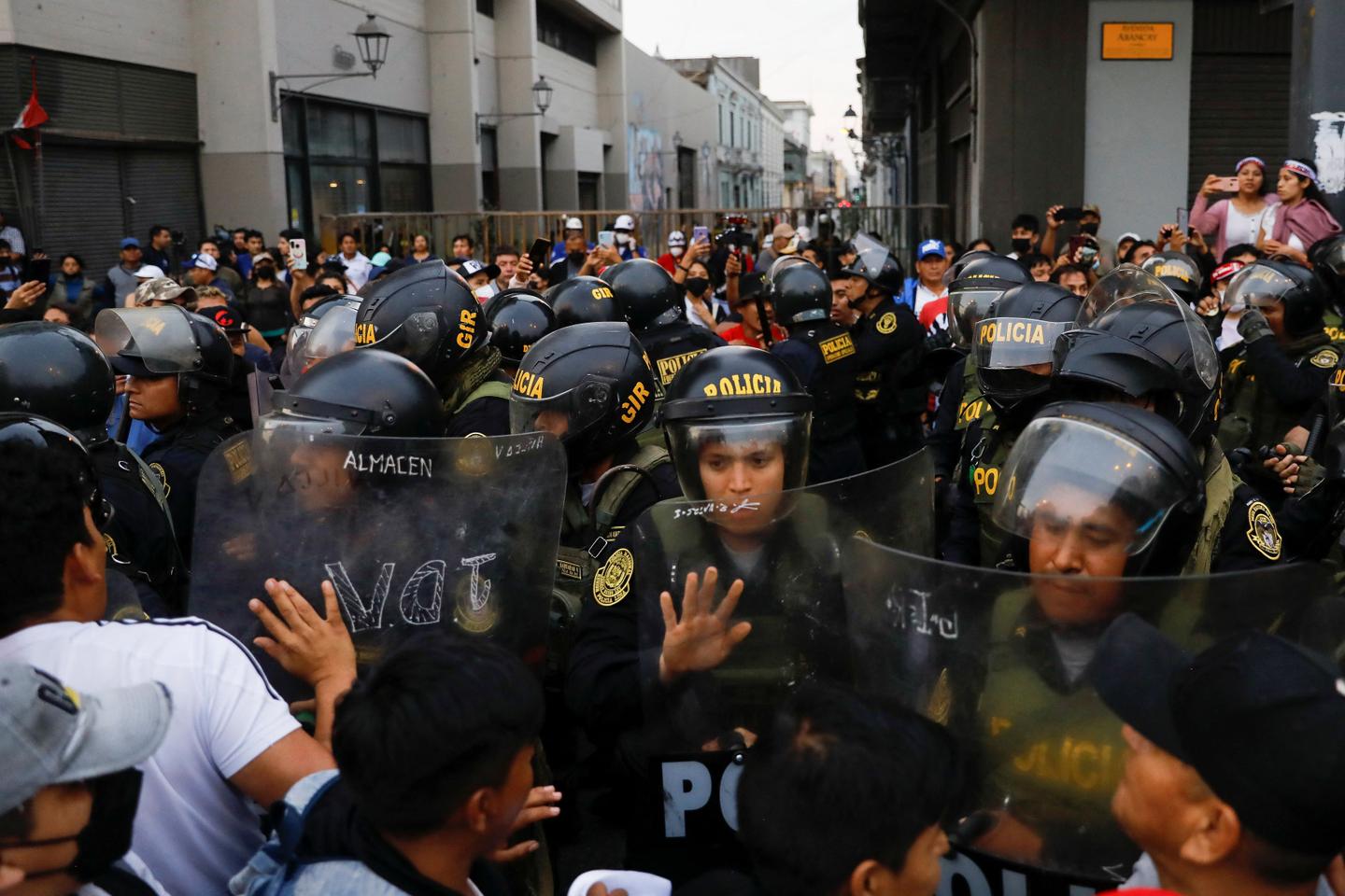Two dead in Peru as protests spread against new president