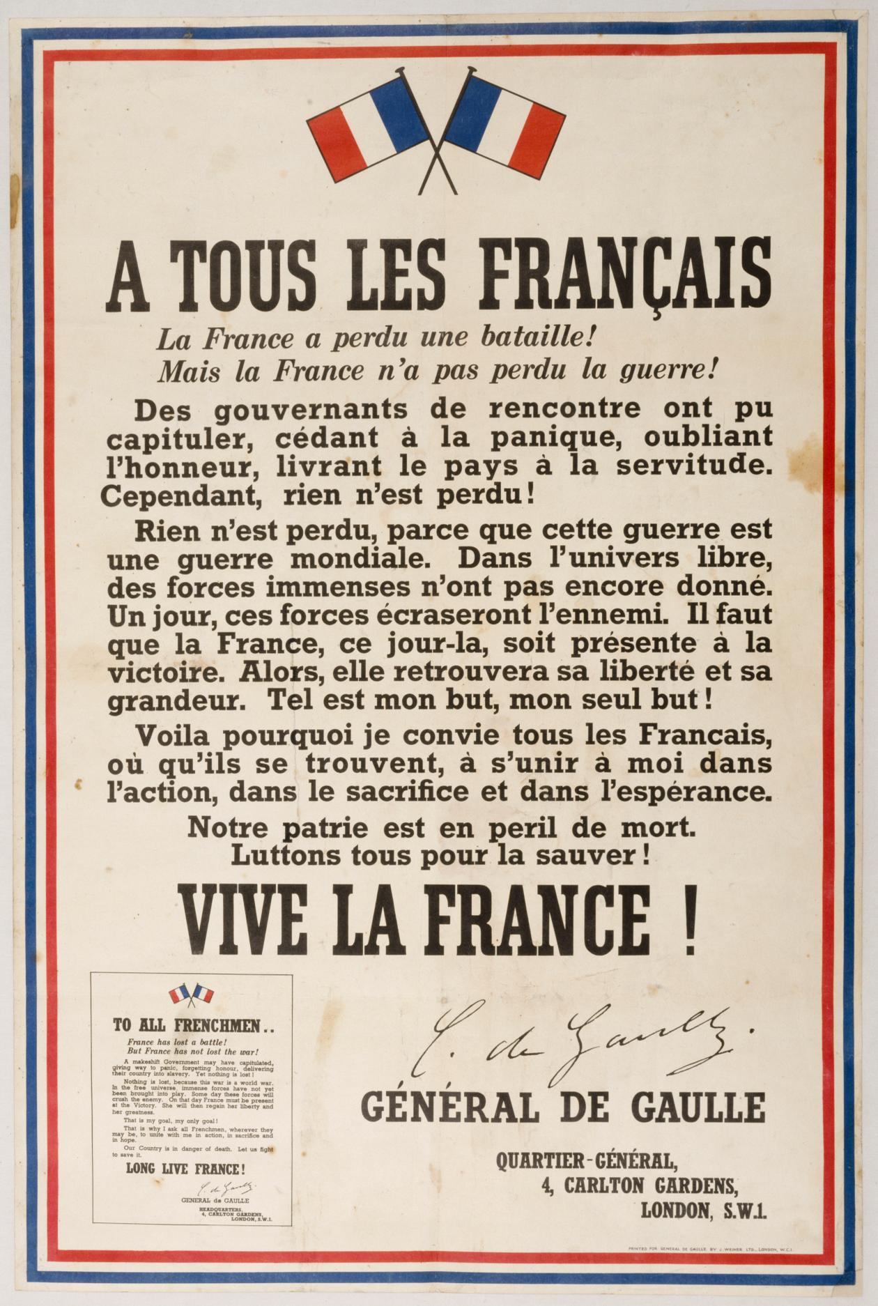 Uncovering the not-so-simple story behind de Gaulle's famed Appeal of ...