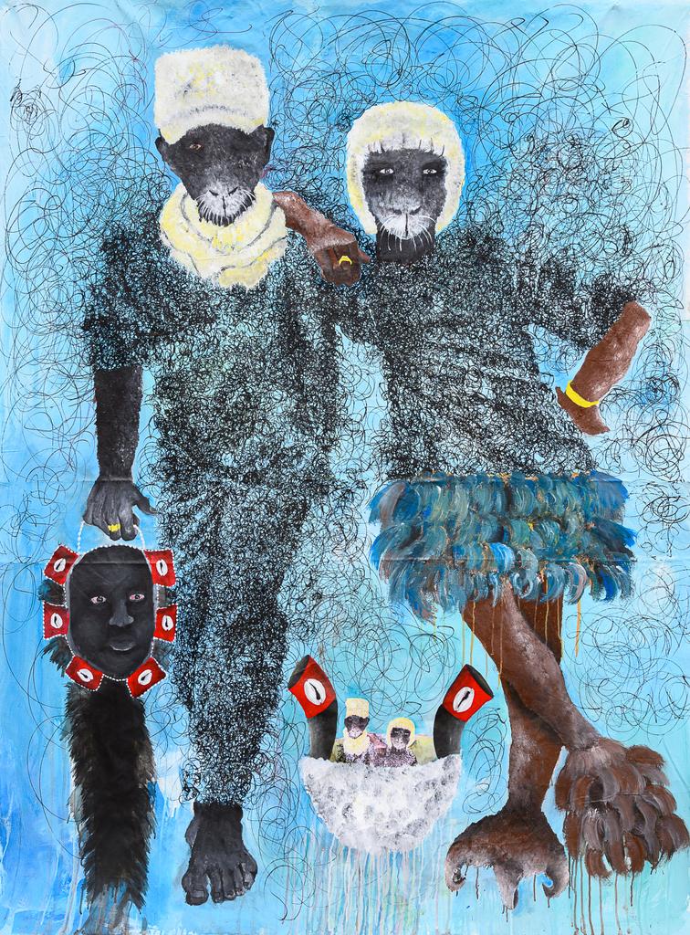 Art contemporain : Serigne Ibrahima Dieye expose sa « Jungle noire » à ...